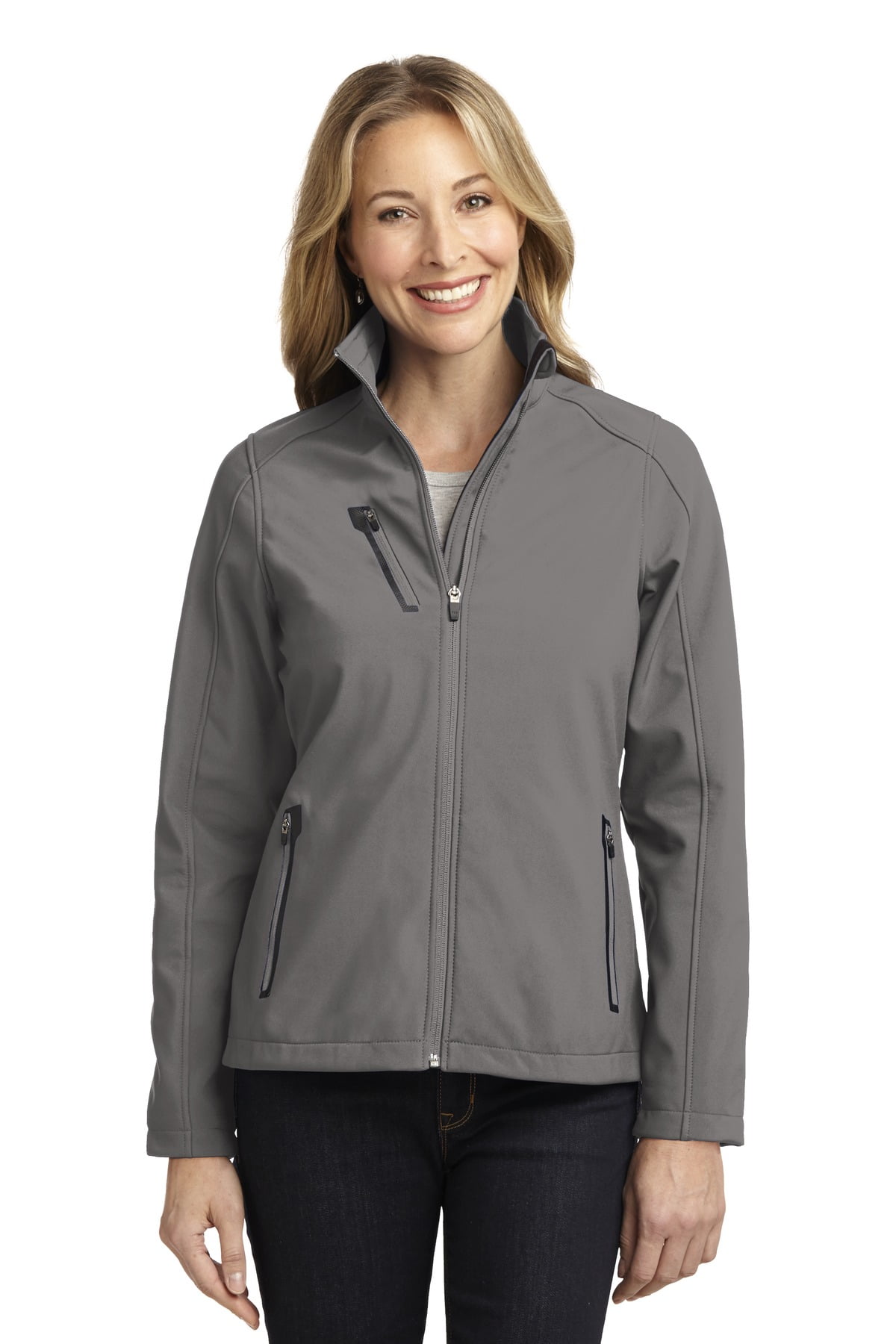 Port Authority Ladies Welded Soft Shell Jacket - Walmart.com