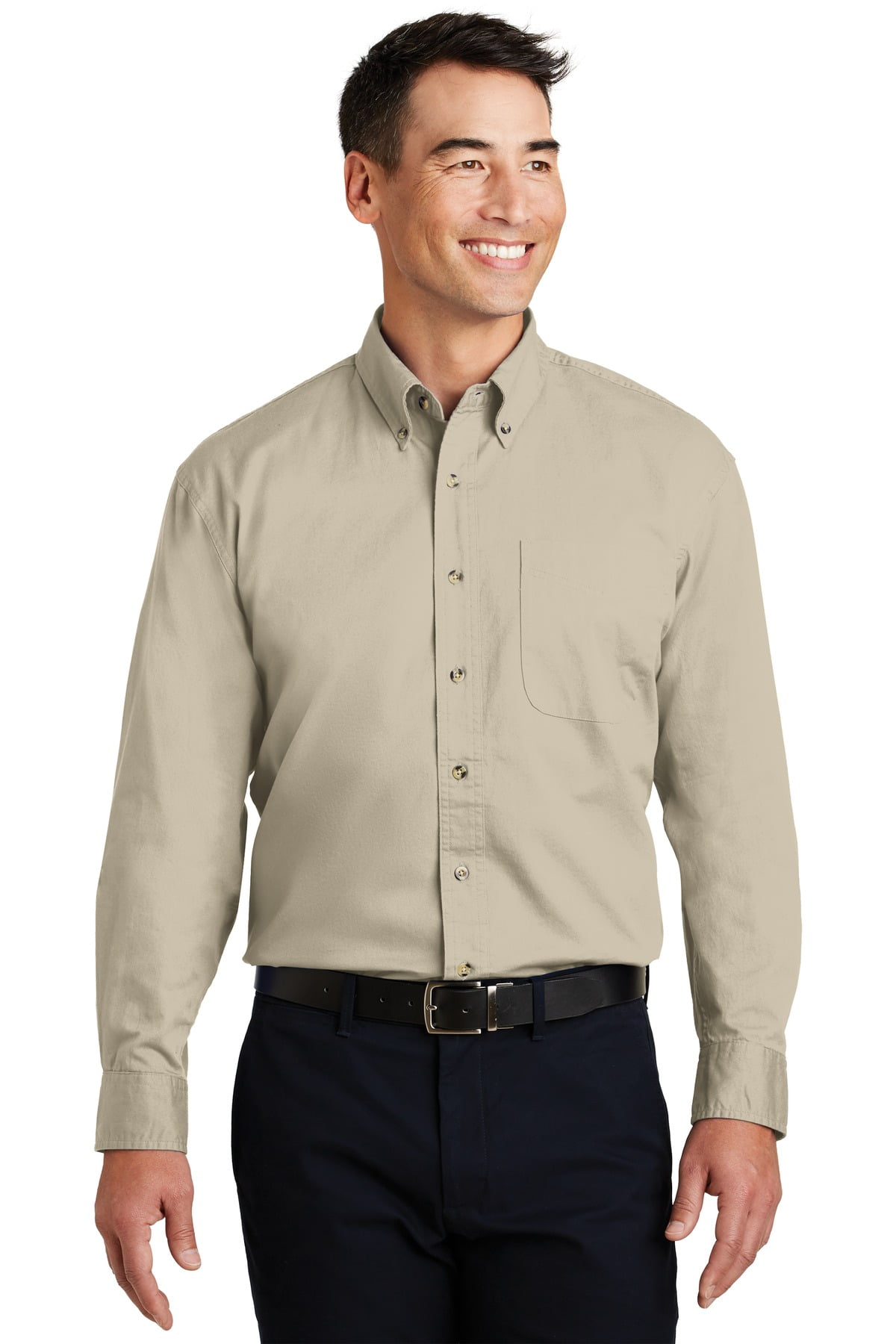 Port Authority ® Long Sleeve Twill Shirt. S600T - Walmart.com