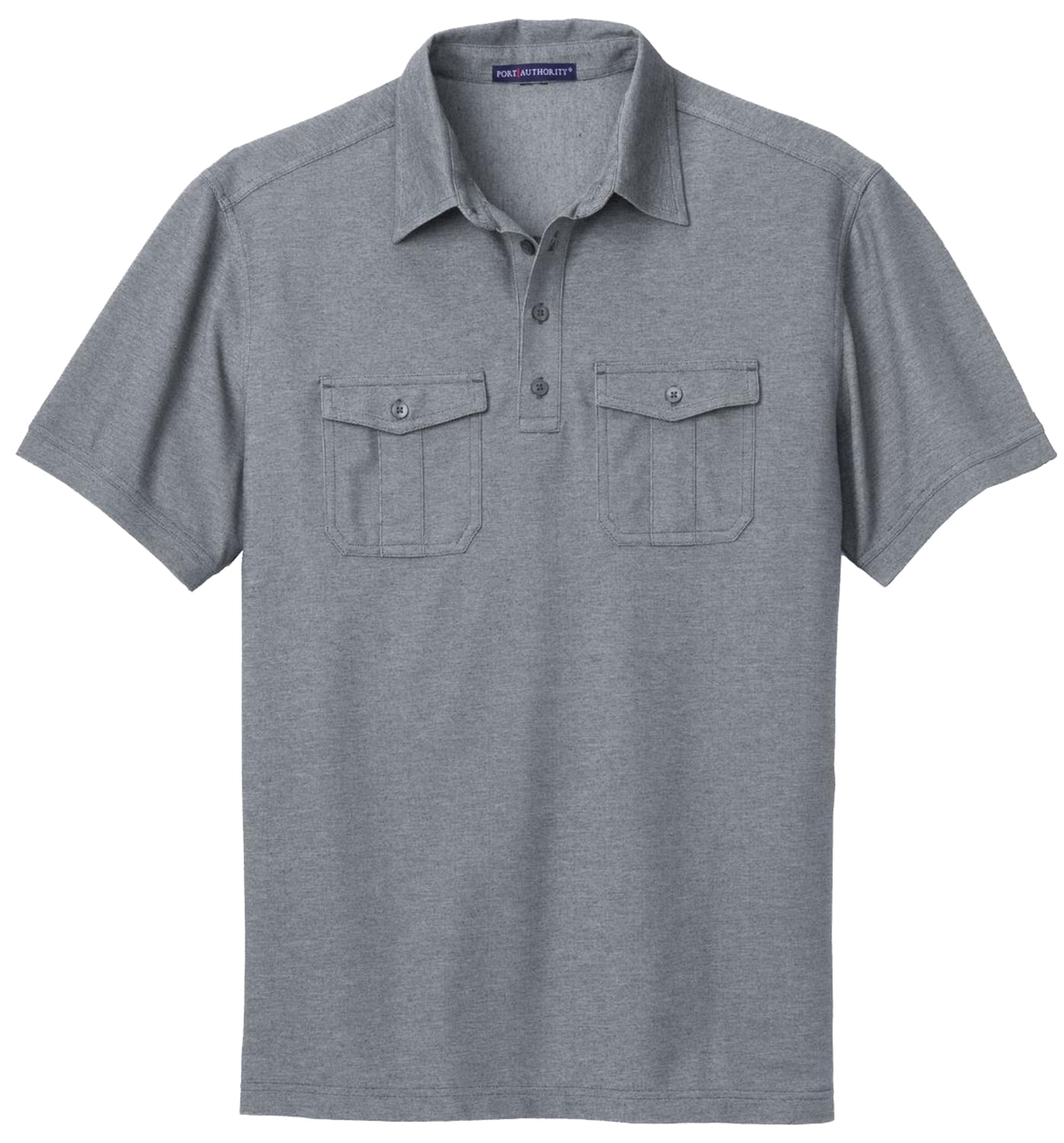 Port Authority Men's Double Pocket Polo Shirt - Walmart.com