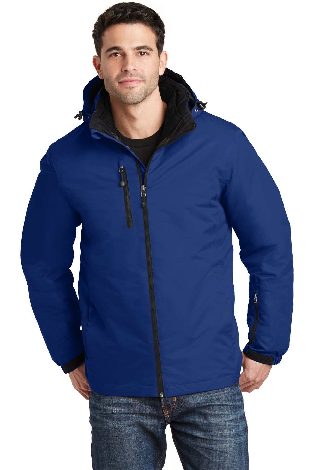 Port Authority Men's Vortex Waterproof 3-in-1 Jacket. J332 - Walmart.com