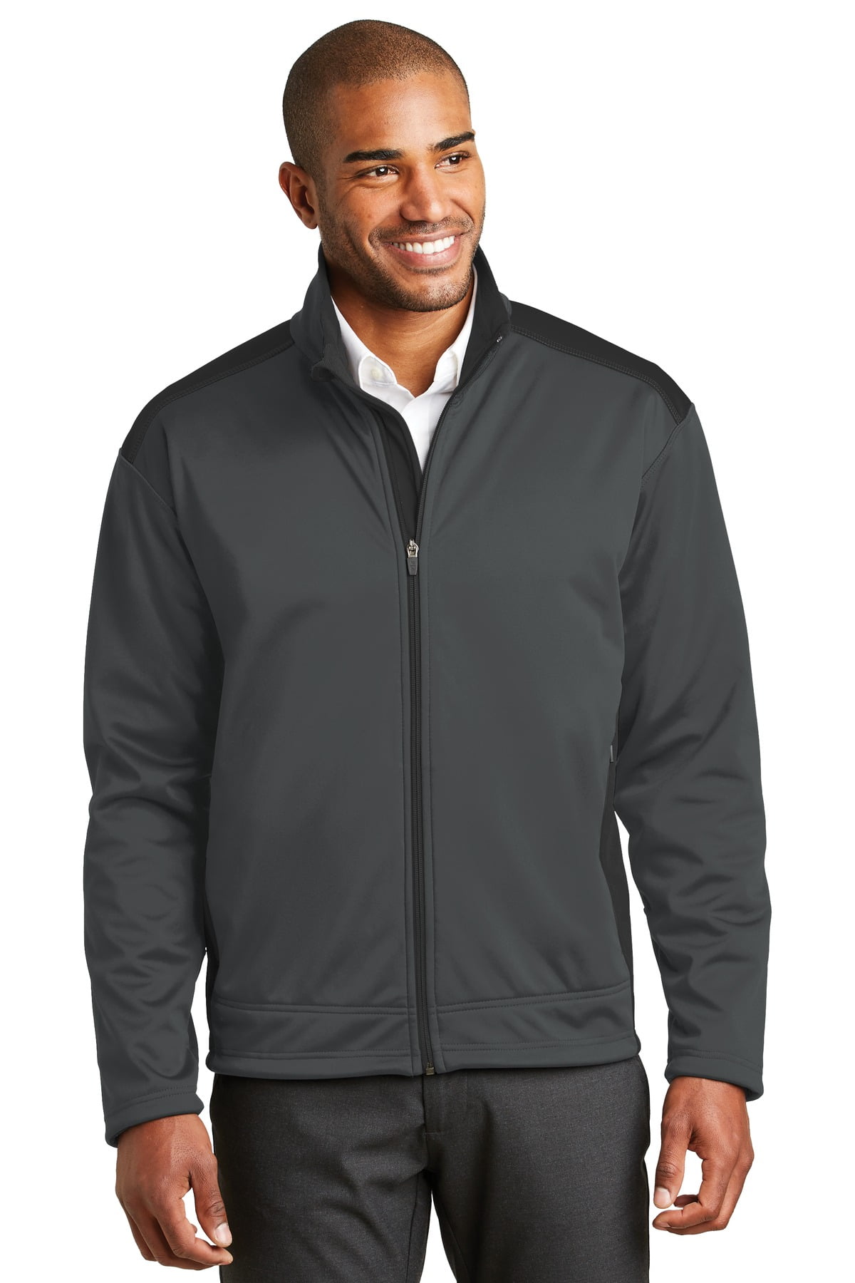 Port Authority Men's Zipper Soft Shell Waterproof Jacket - Walmart ...