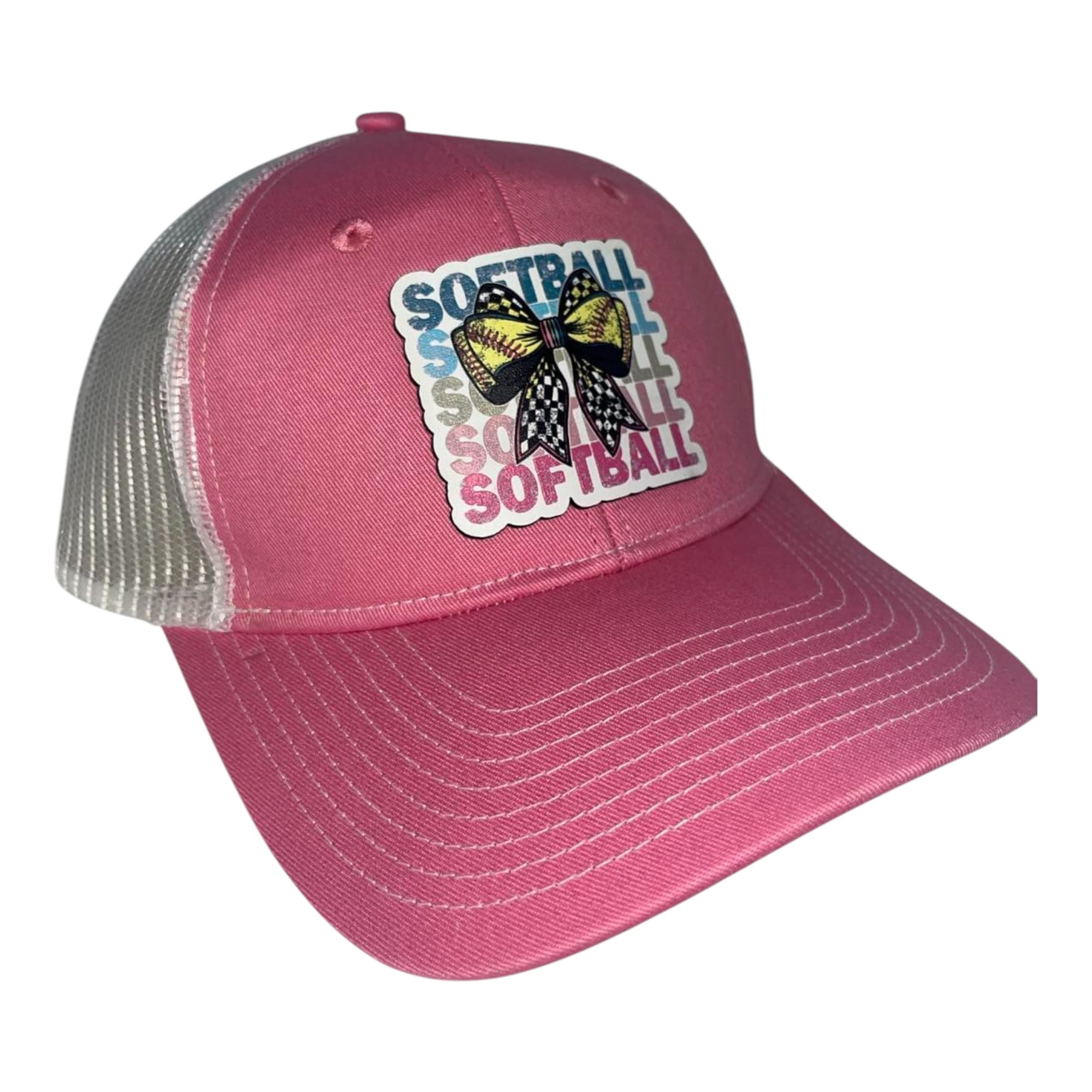 Port Authority Ponytail Cap with Full Color Softball patch - Walmart.com