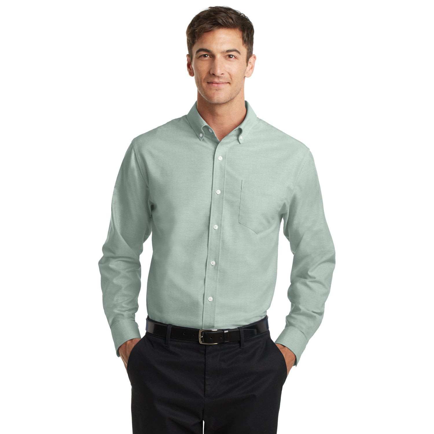 Port Authority SuperPro Oxford Shirt. S658 - Walmart.com