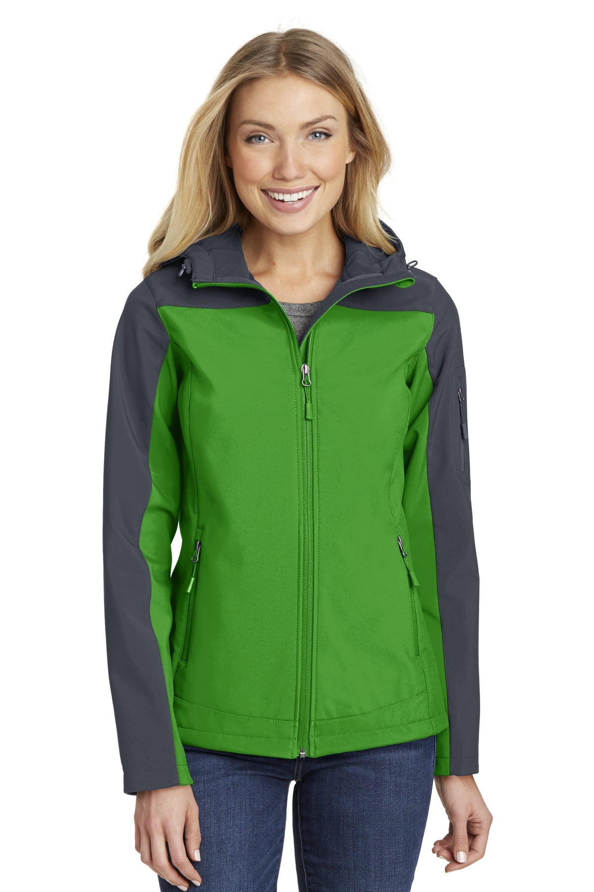 Port Authority Women's Hooded Core Soft Shell Jacket. L335 - Walmart.com