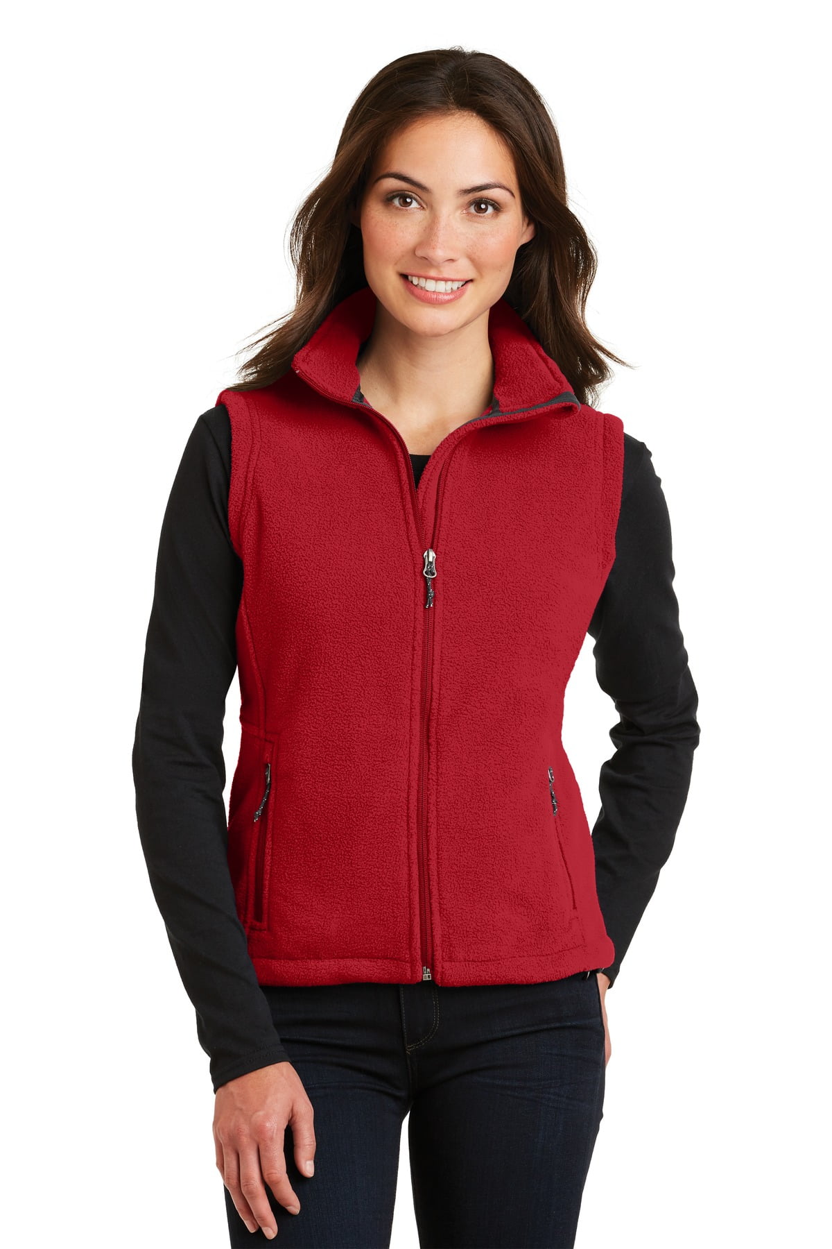 Port Authority Women's Value Fleece Vest, Polyester Mesh, Moisture ...