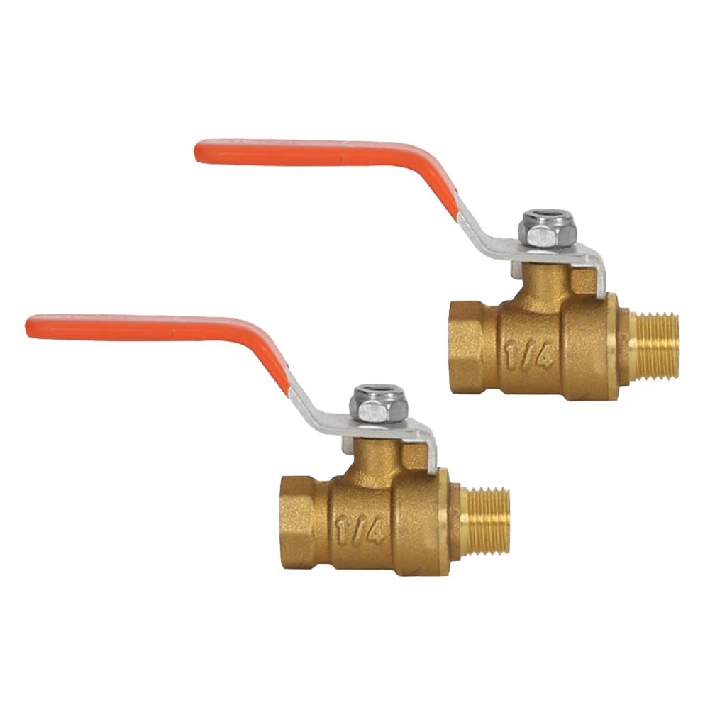Port Brass Ball Valve, With Full Flow Port, Female Npt To Male Npt ...