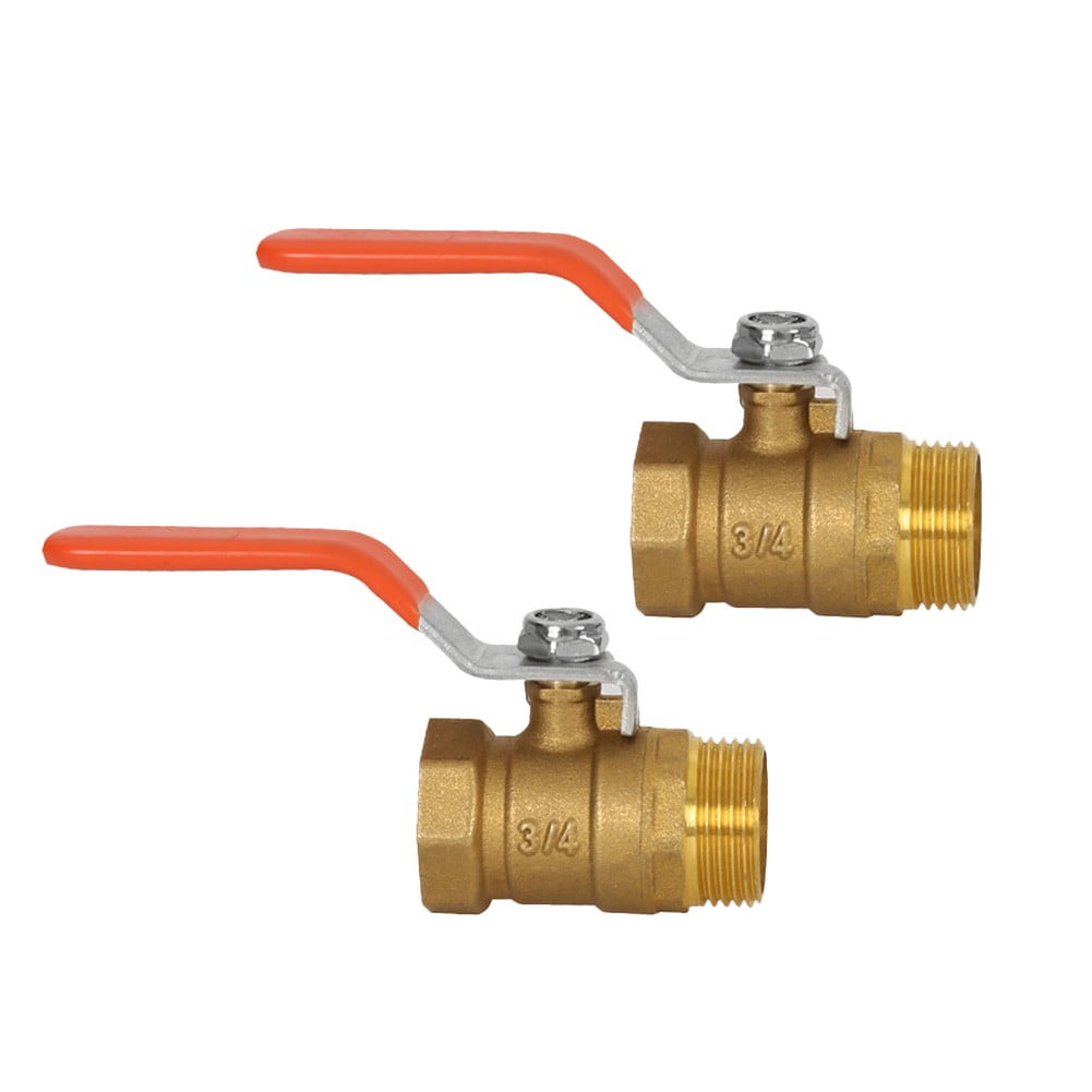 Port Brass Ball Valve, with Full Flow Port, Female Npt To Male Npt ...