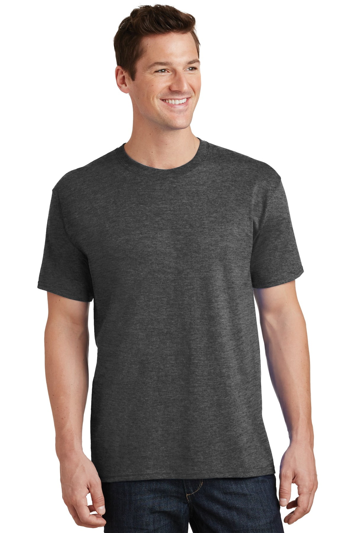 Port Company Core Cotton Tee Pc54 Dark Heather Grey* 4XL - Walmart.com