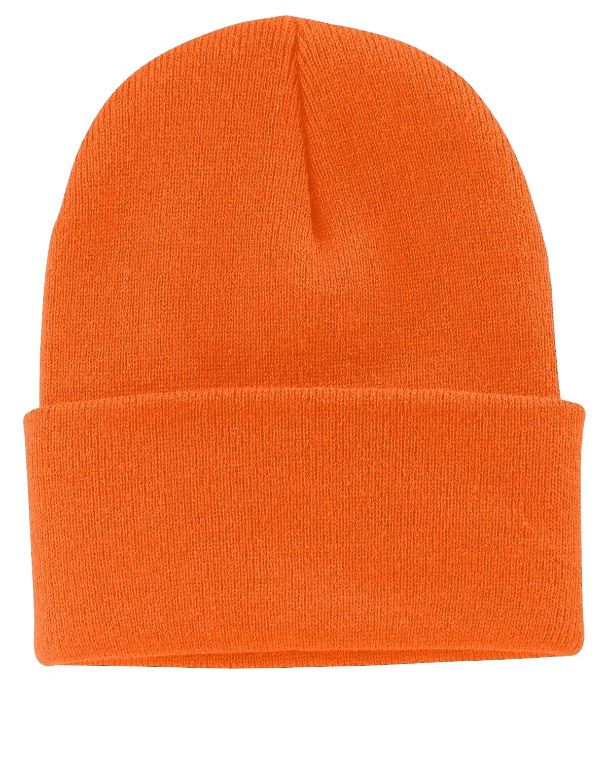 Port & Company - Knit Cap. Cp90 , CP90 , Neon Orange , One Size ...