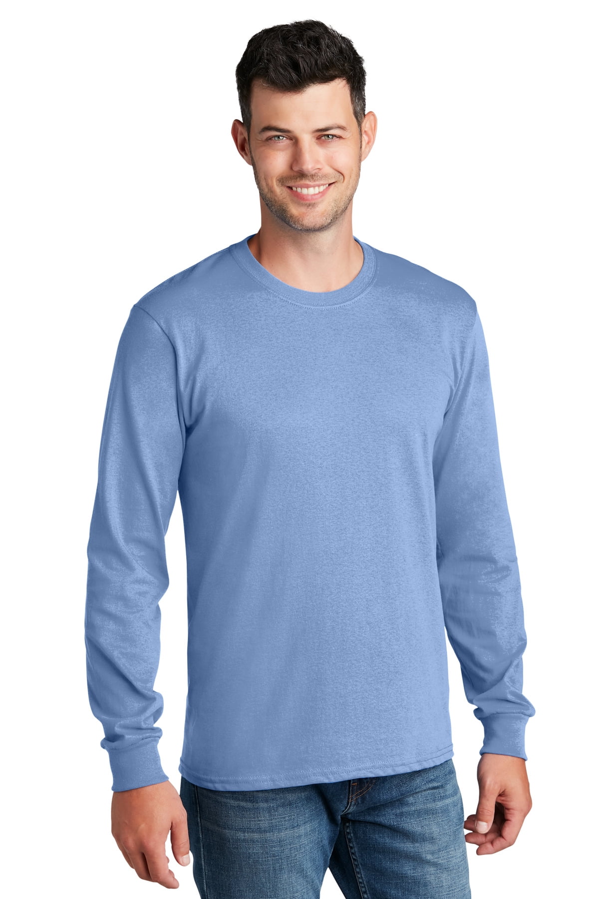 Port & Company ® - Long Sleeve Core Cotton Tee. PC54LS - Walmart.com