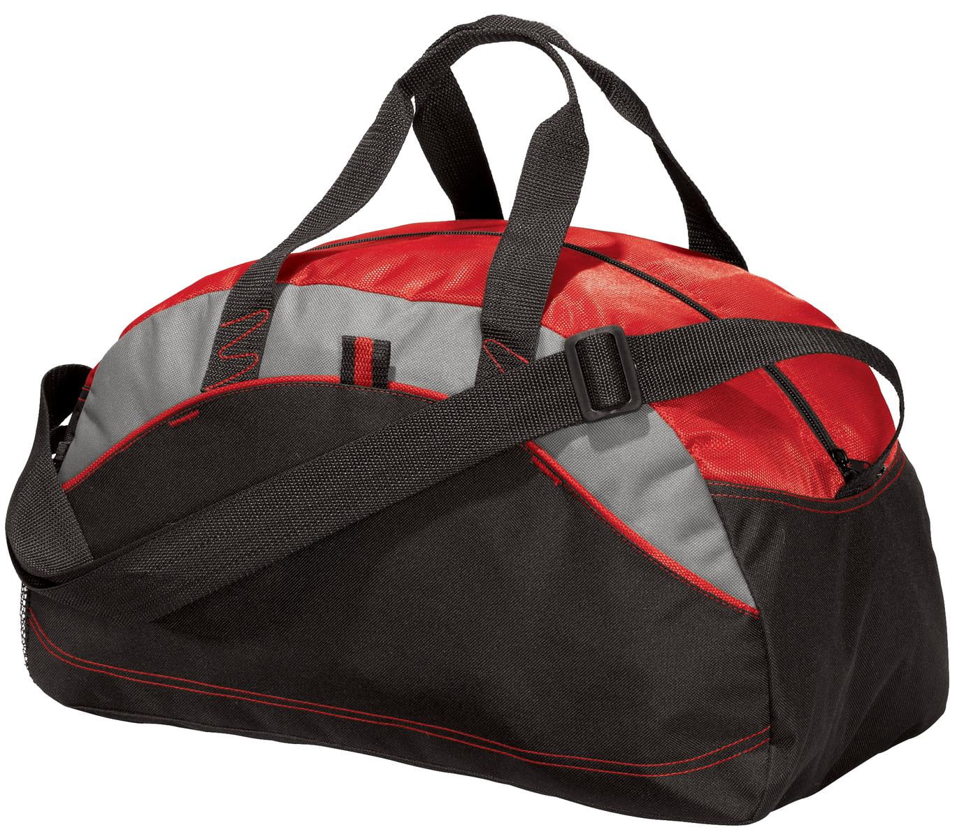 Port & Company Men's BG1070 Duffle Bag Improved Medium Contrast Duffel ...