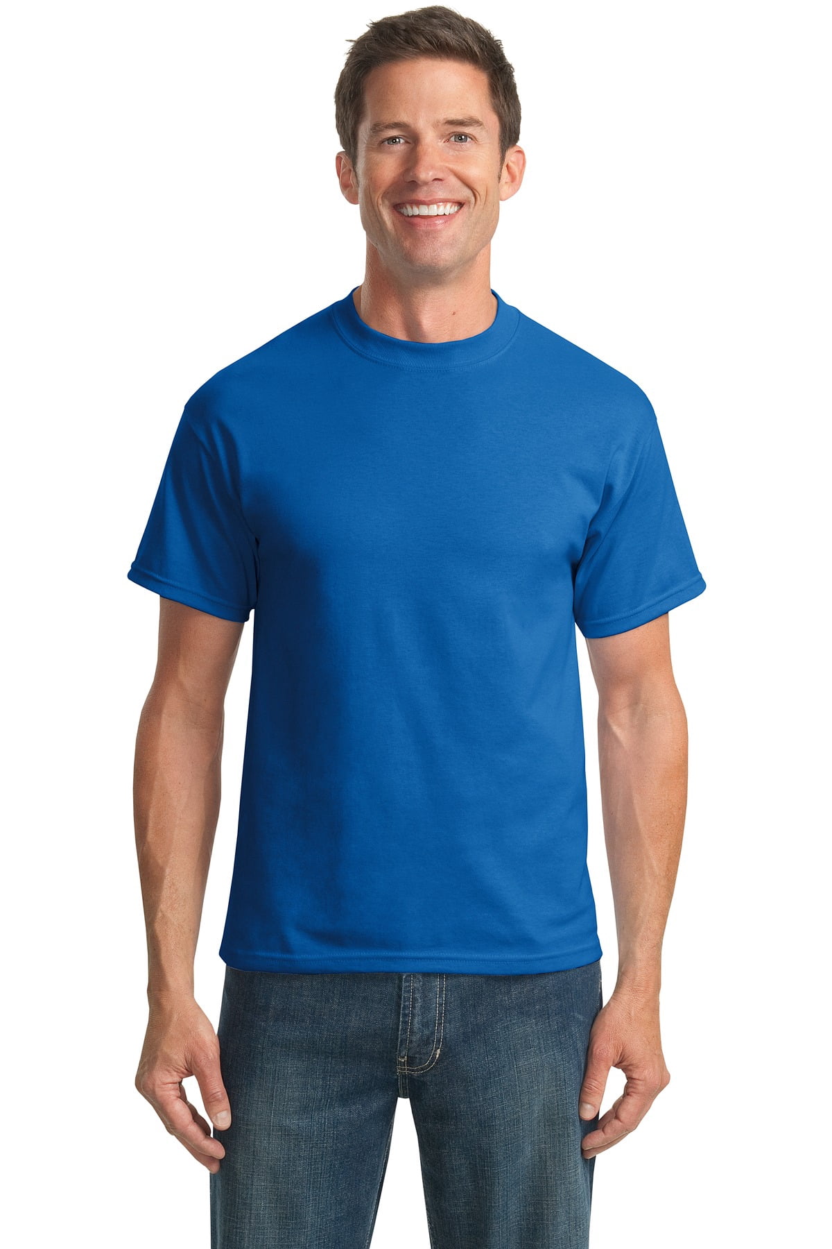 Port & Company PC55 Mens Core Blend Tees, Royal Blue - 2XL - Walmart.com