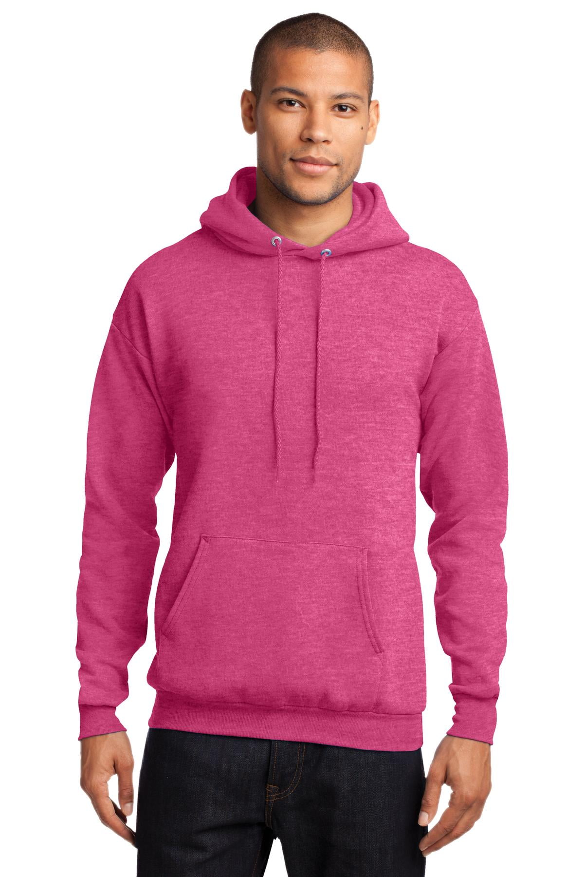 Port & Company Pullover Hooded Sweatshirt (PC78H) Heather Sangria, 2XL ...