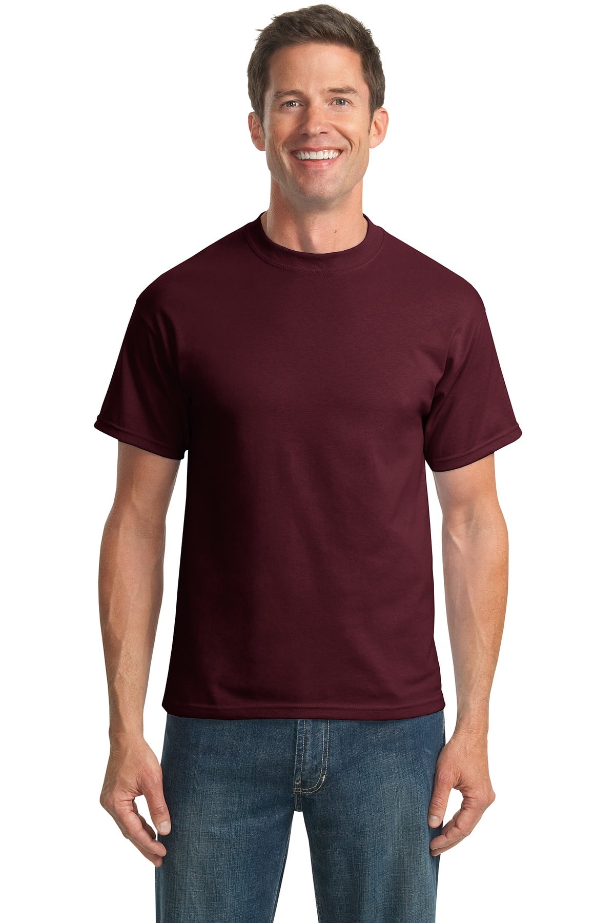 Port Company Tall Core Blend Tee-4XLT (Athletic Maroon) - Walmart.com