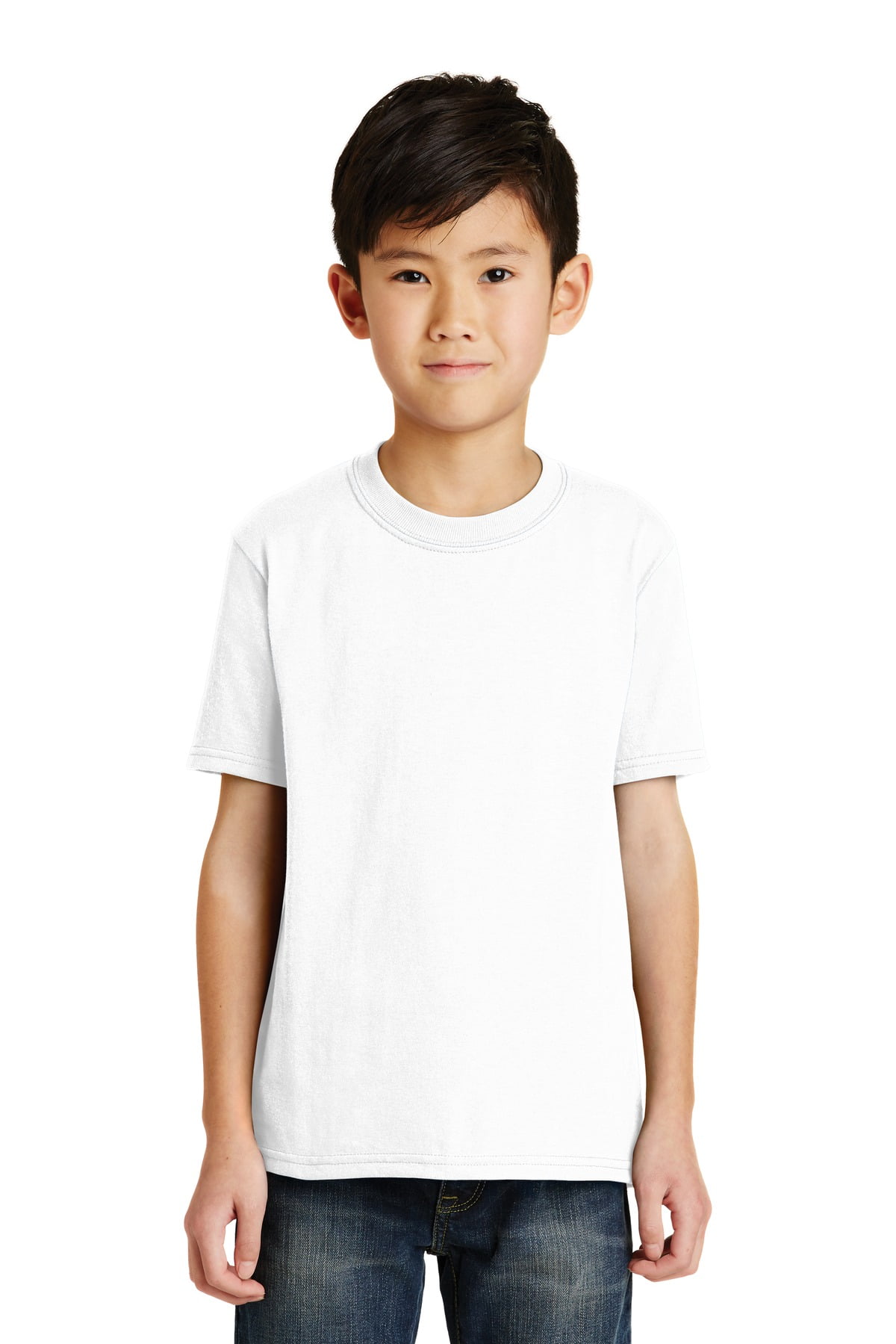 Port & Company - Youth 50/50 Cotton/Poly T-Shirt. PC55Y - X-Small ...