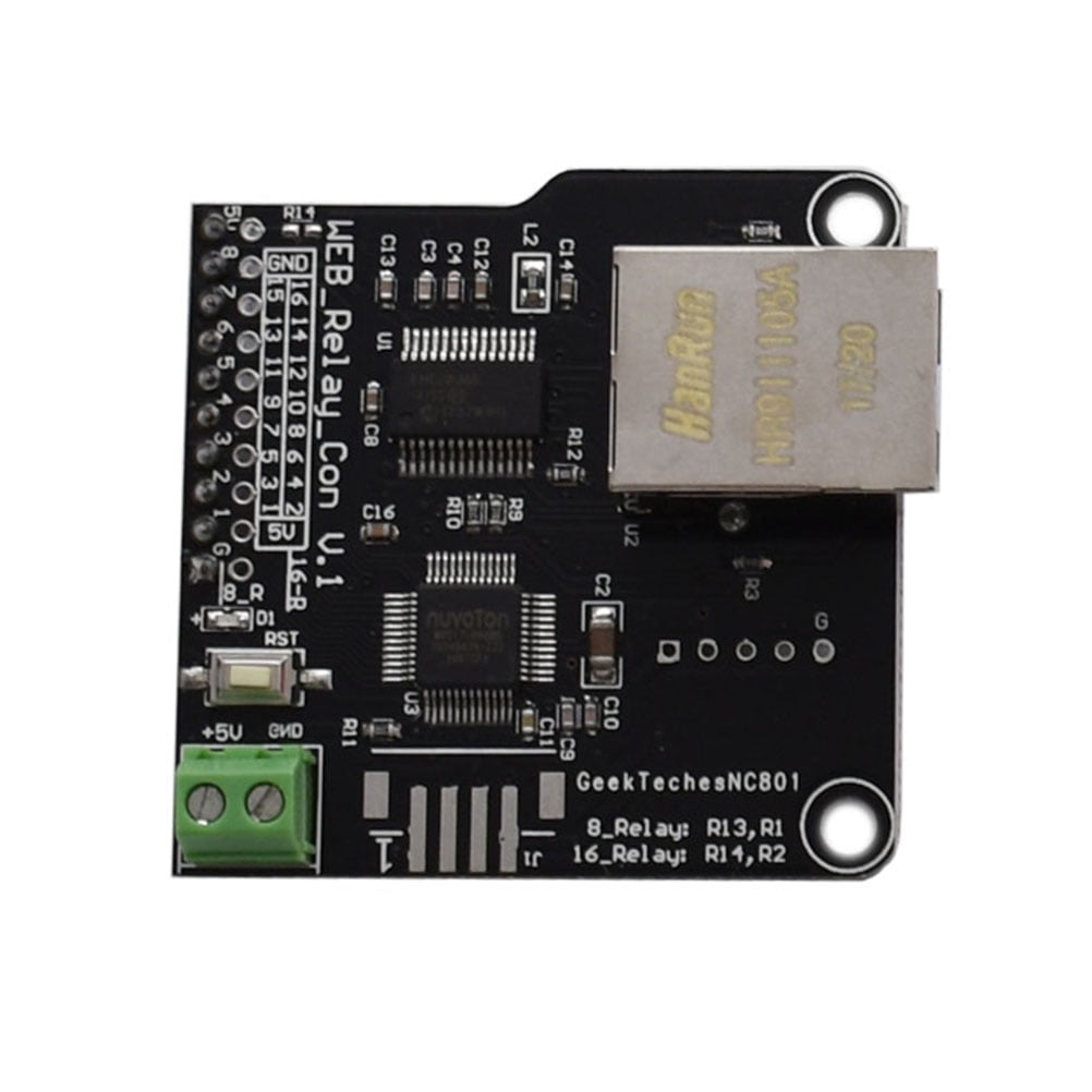 Port LAN WAN Ethernet Control Module Board 8 Channels Relay Integrated ...