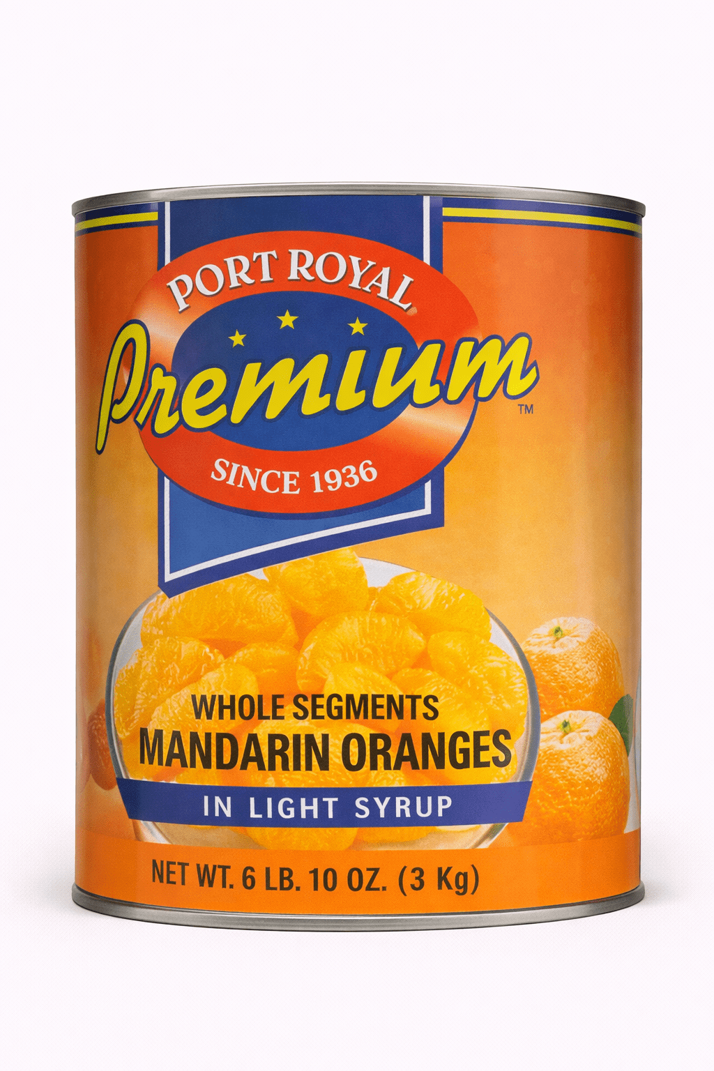 Port Royal Premium Mandarin Oranges in Light Syrup, Whole Segments, 106 ...