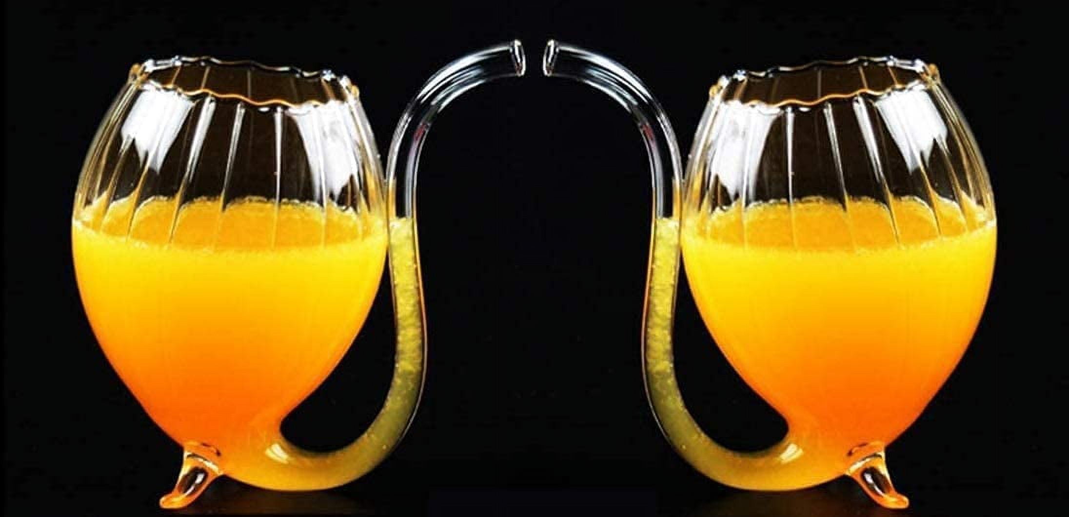 Port Sipper Glasses - Set of 2, Glass Liqueur with a Small Glass Brush ...