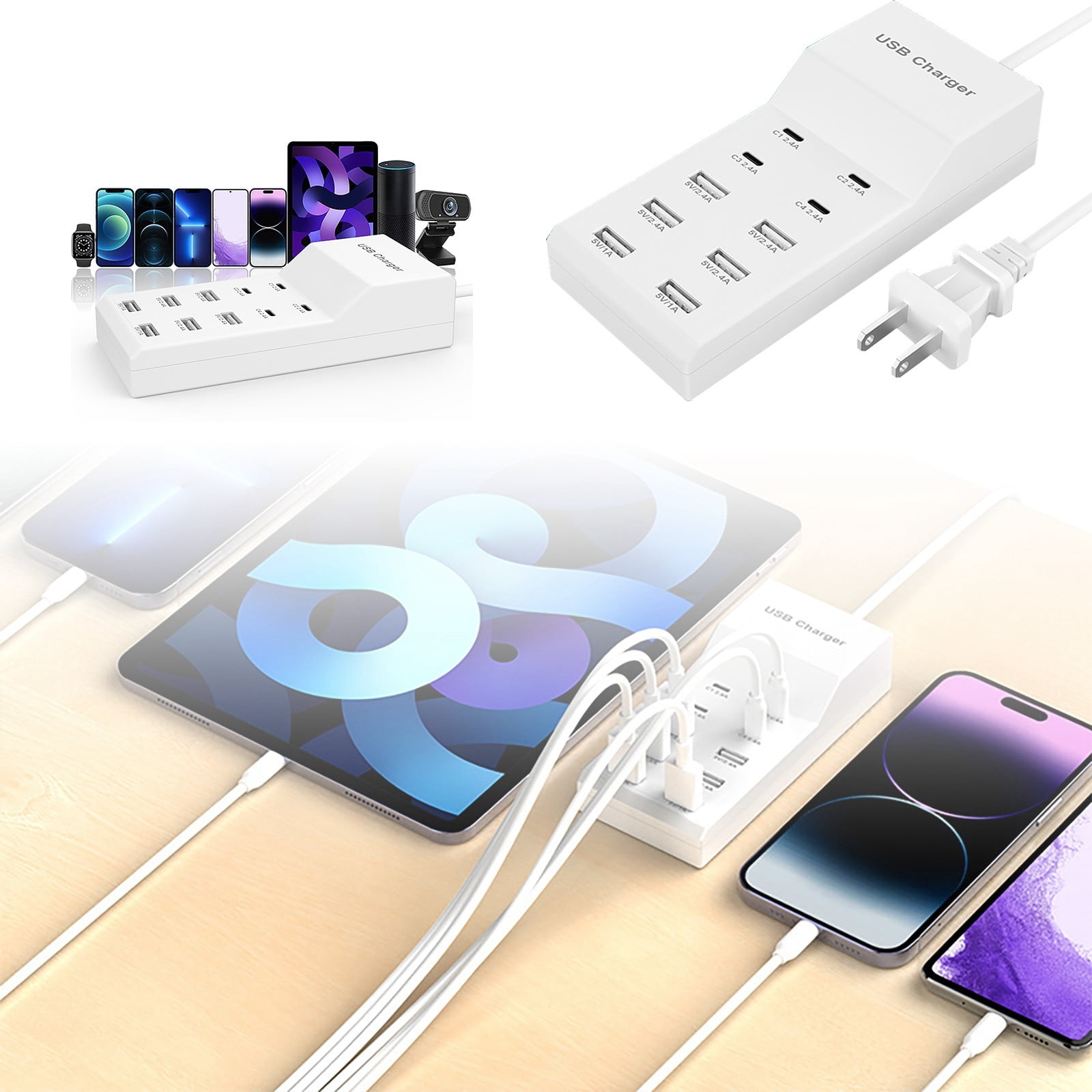 Port USB C Charger For Fast Charging Type C Phones And Tablets ...