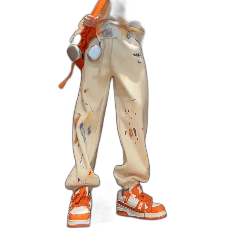 Port Wind Retro -Foot Pants Children In Spring Loose And Wild Haron Pants Trendy Casual Pants ...