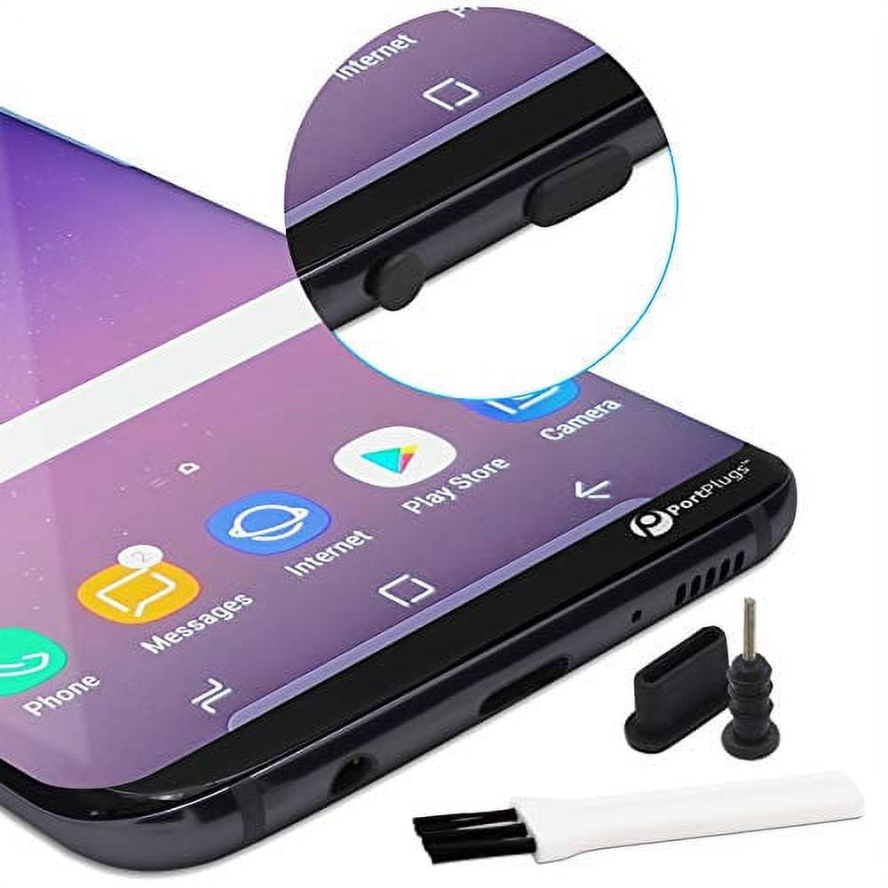 PortPlugs USB C Dust Plugs (5 Pairs) - Compatible Samsung s10, s9, s8 ...