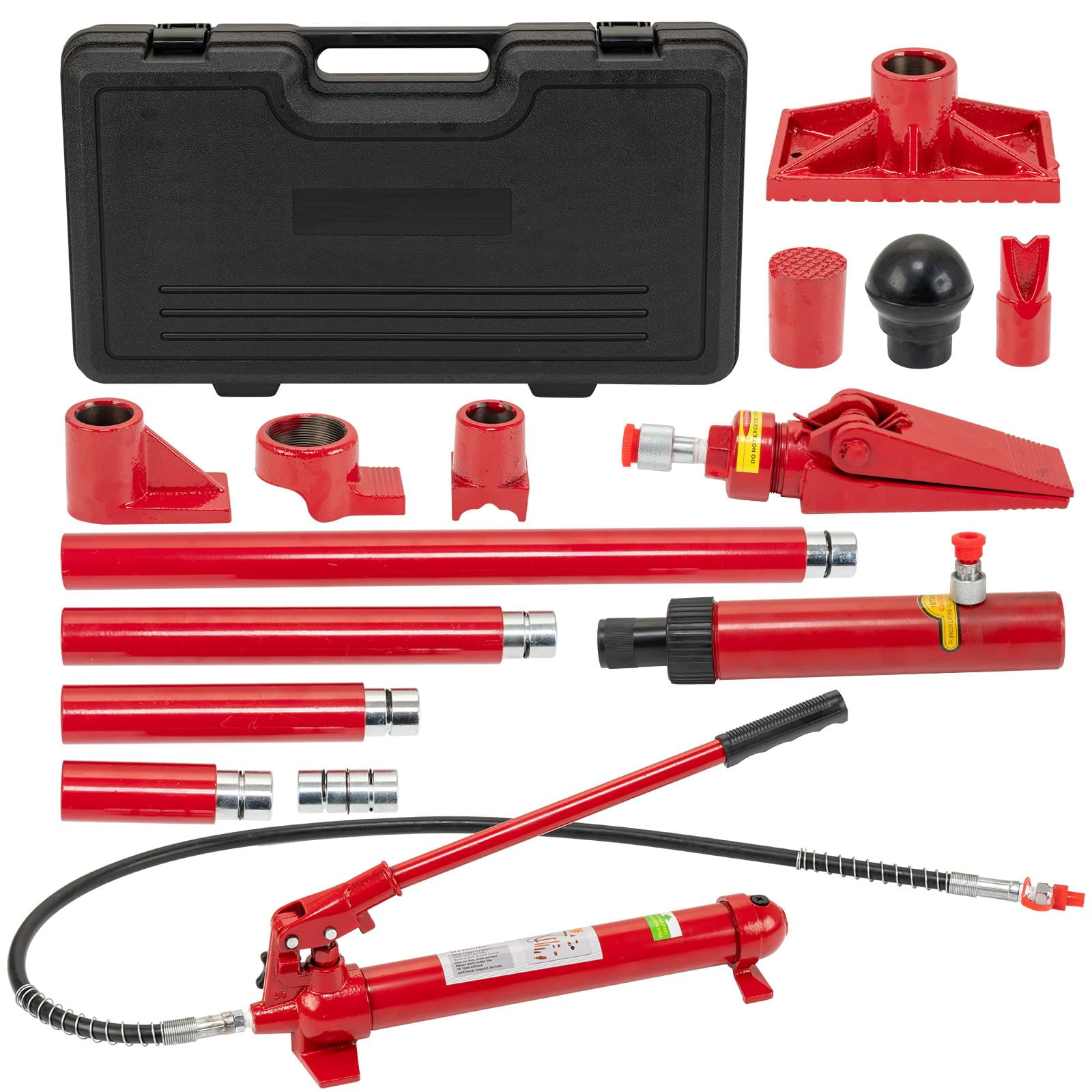 Porta Power Hydraulic Kit Portable Hydraulic Jack with Oil Hose, Auto ...