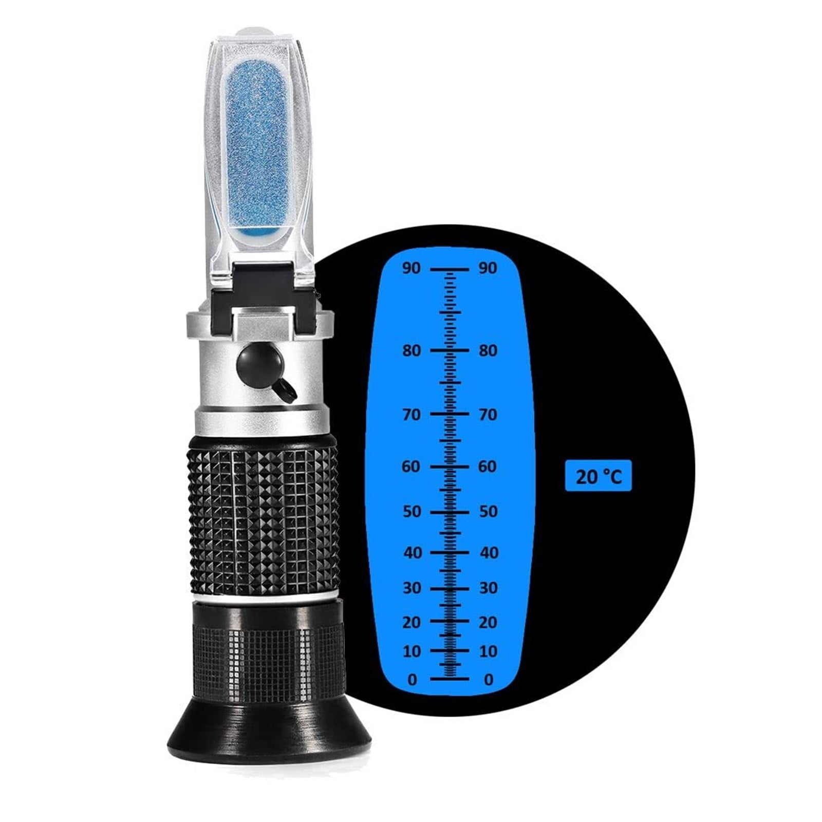 Portable 0-90% Brix Refractometer High Accurate With ATC, Sugar Content ...