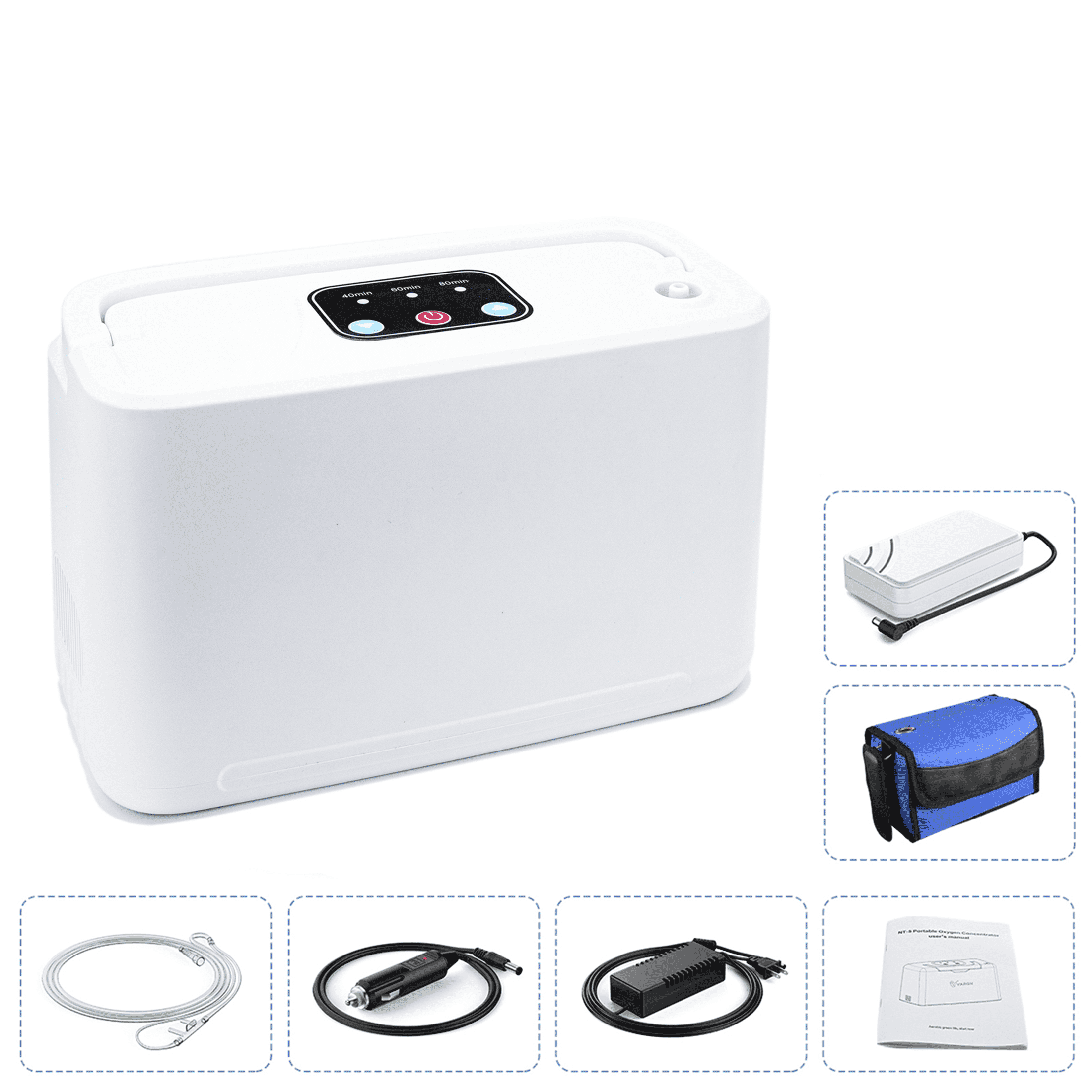 Portable 1~3L/M& MINI Portable Oxygen Generator-Tube for Travel Use ...