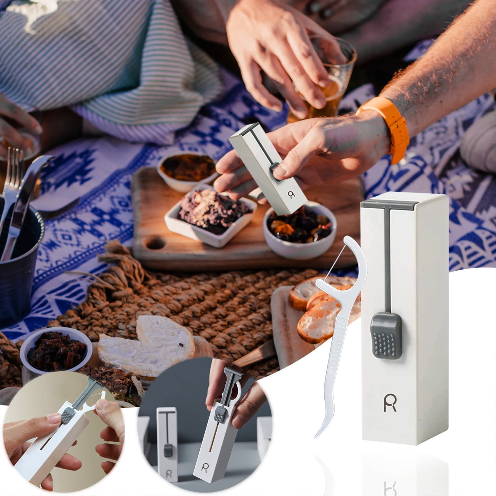 Portable 10-pack Floss Automatic Floss Box Replaces High-elastic ...