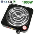 Lovote 1000W Electric Burner, Portable Stainless Steel Hot Plate, 5 ...