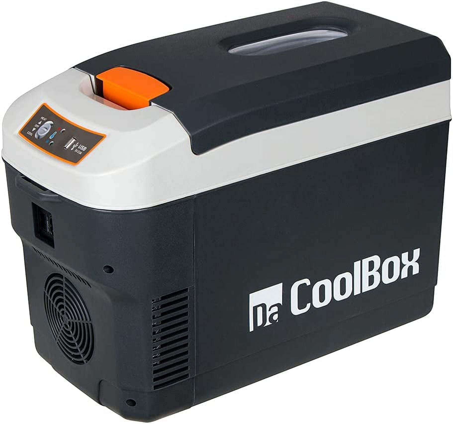 Portable 10Qt/9.5L Thermoelectric Top Loader Cooler, Electric Plug-in ...