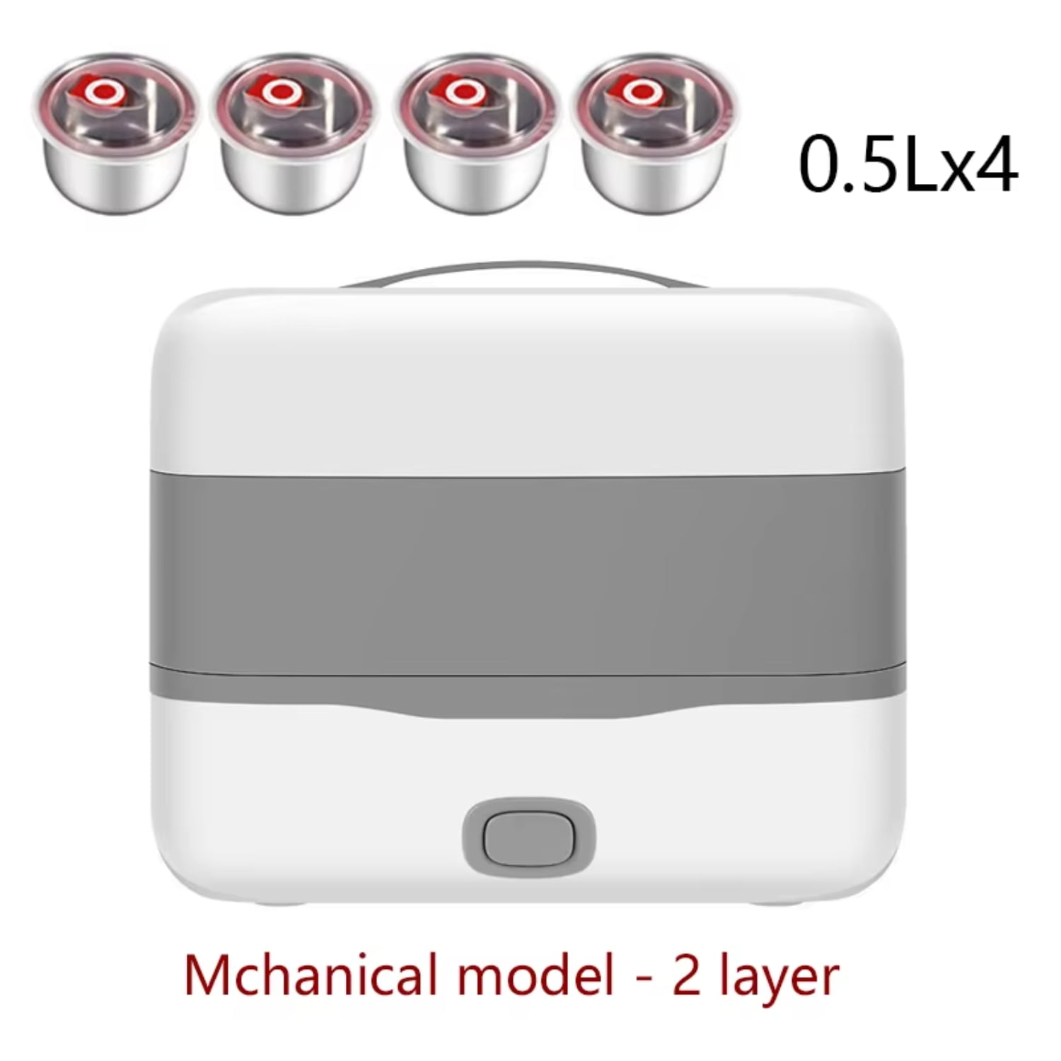 Portable 110V 220V Thermal Electric Rice Cooker Lunch Box Food Heater ...