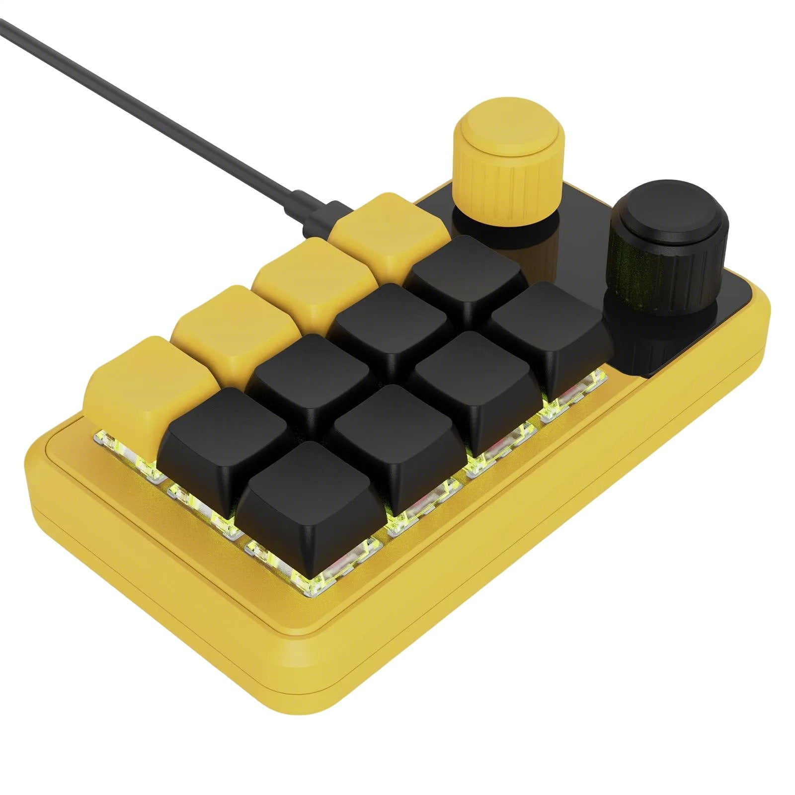 Portable 12 Key Macros Keyboards with RGBs Effects, Programmable for ...