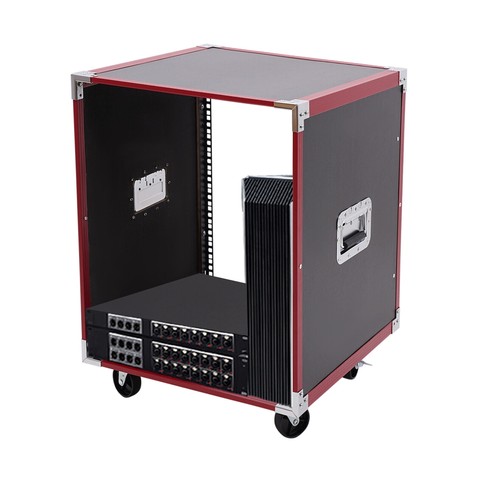 Portable 12U Rolling Server Rack with Wheels 551lbs Capacity Network ...