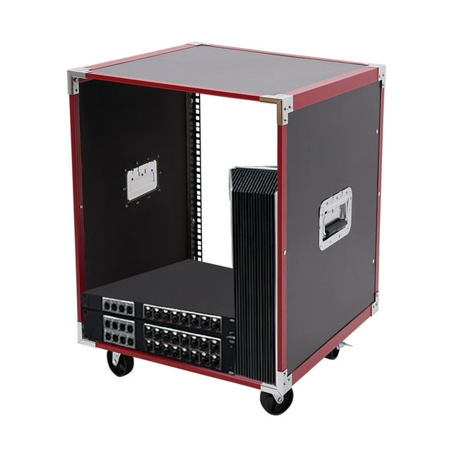 Portable 12U Rolling Server Rack with Wheels 551lbs Capacity Network ...