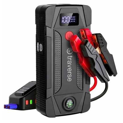 Portable 12V 1000A Car Jump Starter Power Bank - Multi-Function, Quick ...