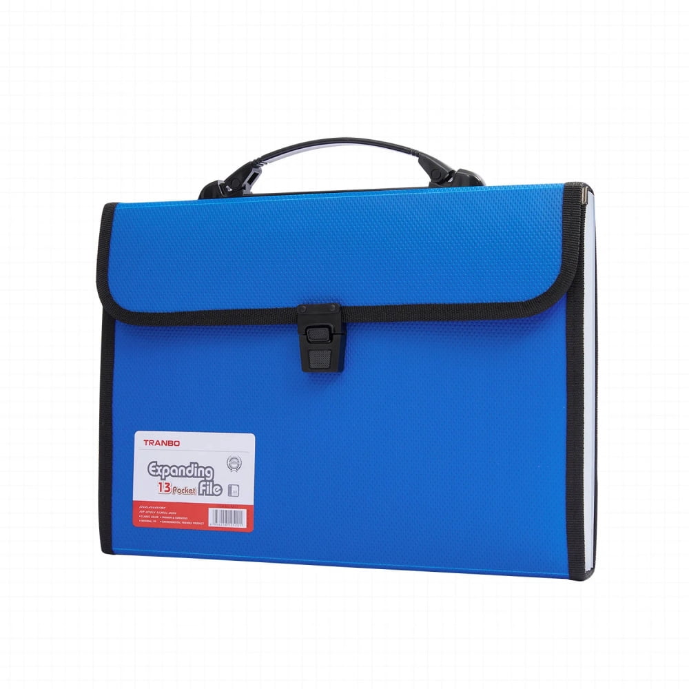 Portable 13 Pockets A4 Size Expanding Folder Paper Document Storage ...