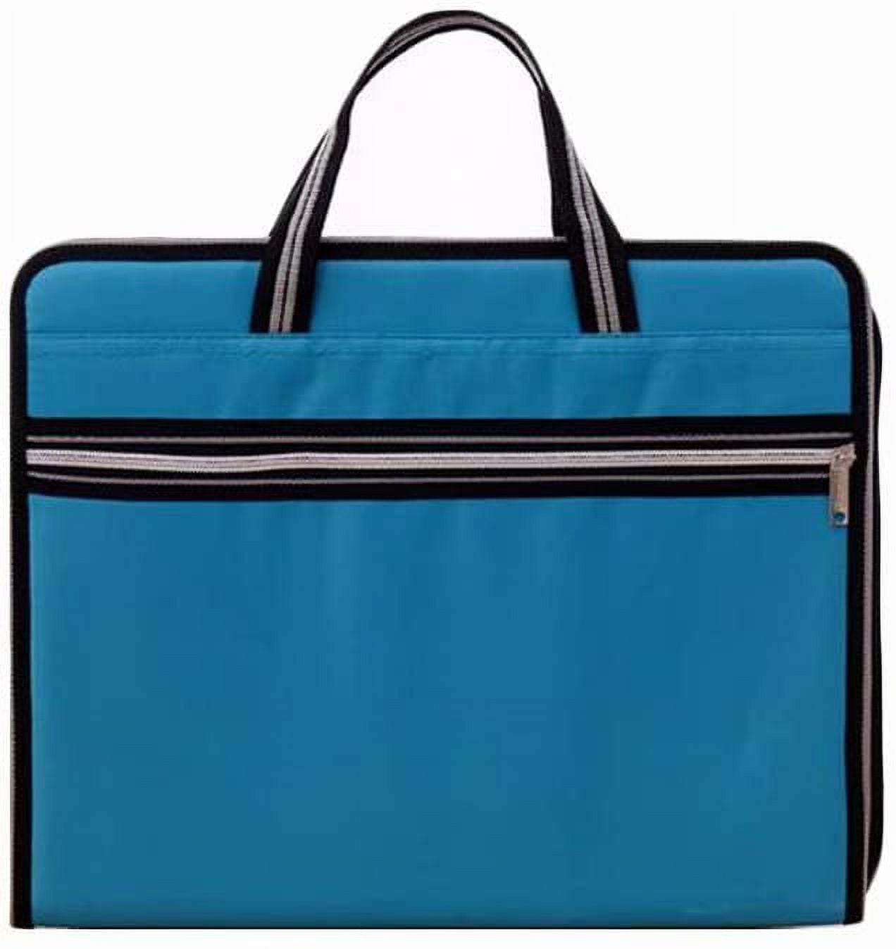 Portable 13 Pockets Expandable File Folders Canvas A4 Size Assorted Label Colors Business