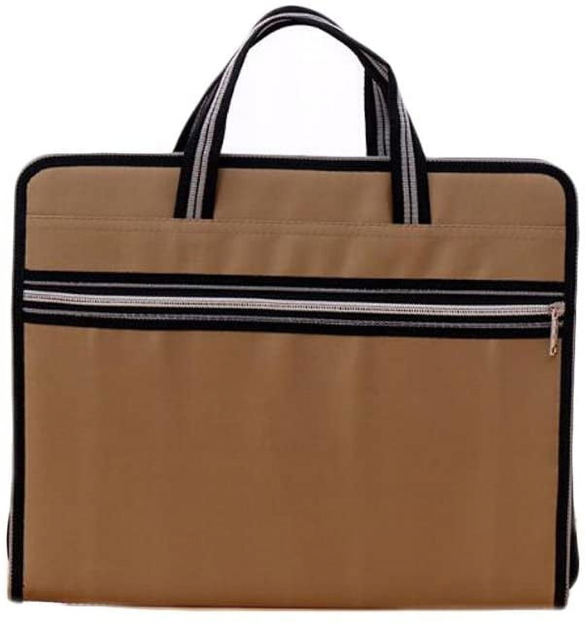 Portable 13 Pockets Expandable File Folders Canvas A4 Size Assorted Label Colors Business