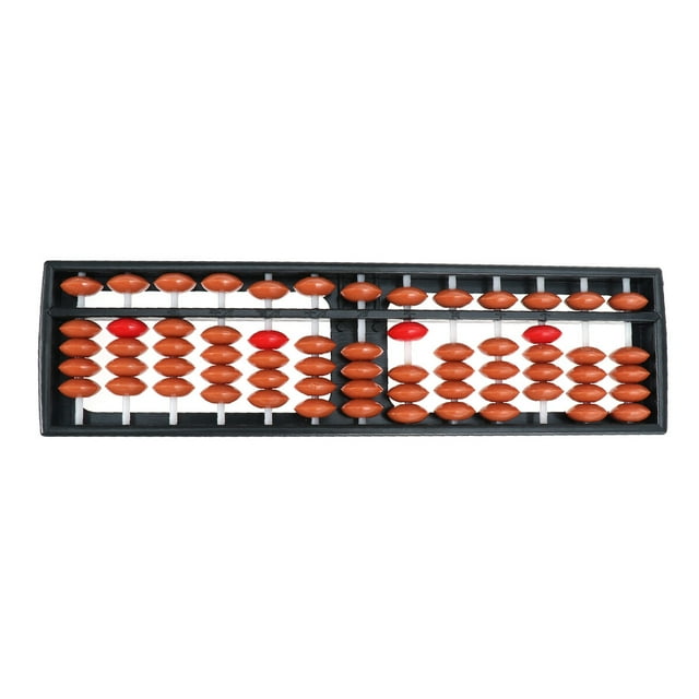 Portable 13 Rods Plastic Arithmetic Abacus Soroban Calculating Tool ...