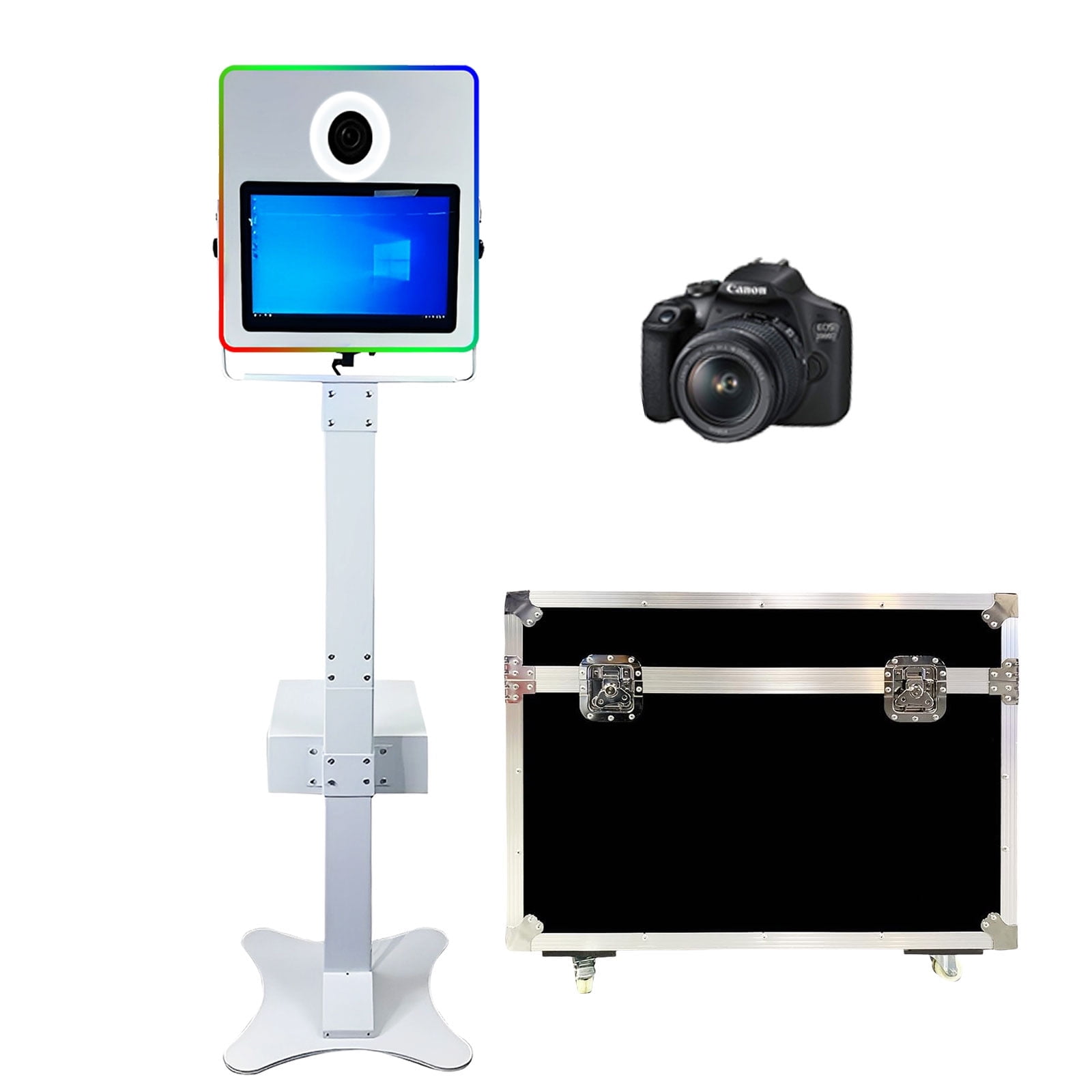 Portable 15.6 Inch DSLR Photo Booth Machine Touch Screen Camera ...