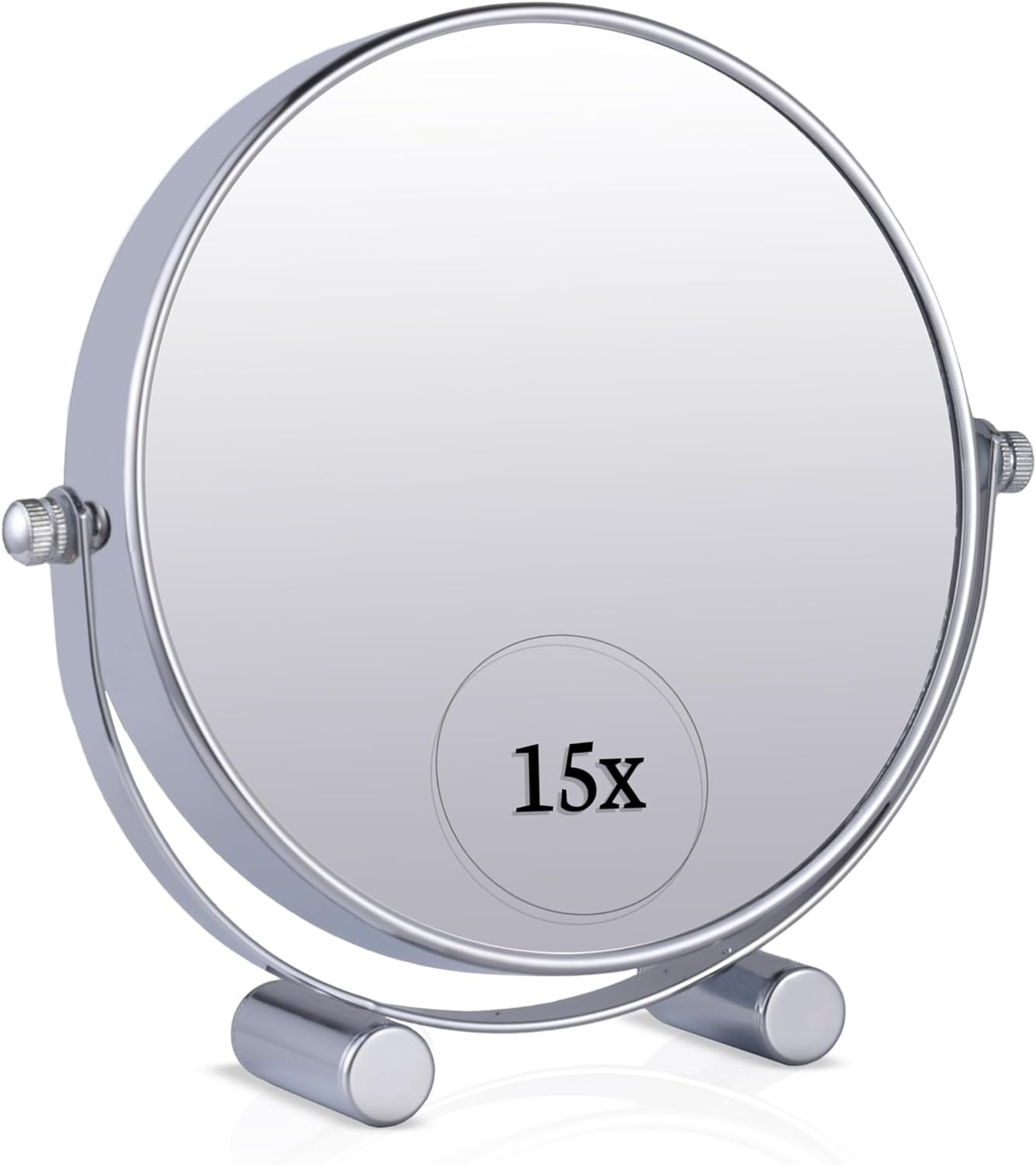 Portable 15X/1X Magnifying Mirror (Chrome) - Walmart Business Supplies