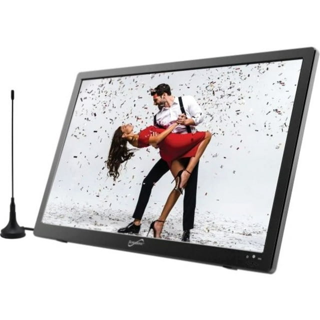 "16"" Portable LED TV, AC/DC Operated with HDMI, USB, SD Input, Built ...