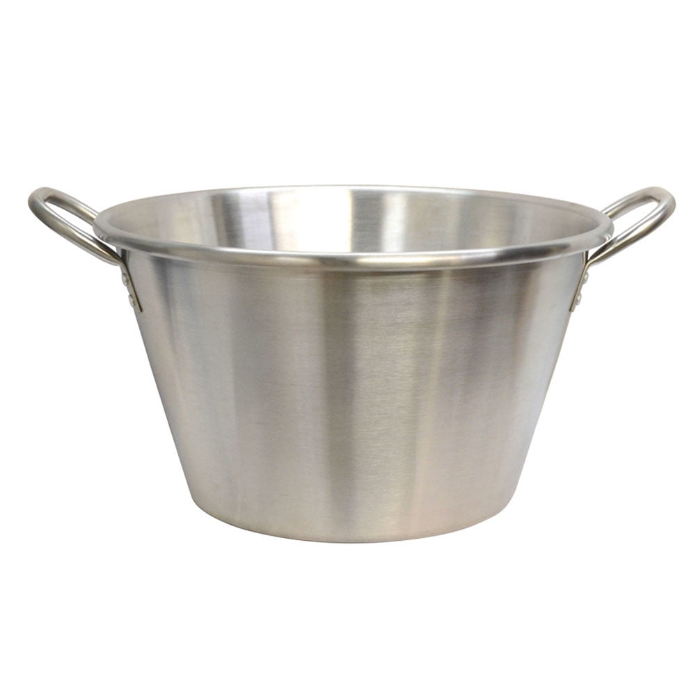 Portable 19" Cazo LARGE Flat 11-1/2" Deep Cooking Pot Pan Tall Wok Caso ...