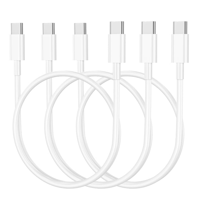 goldove 60W 3-Pack USB C to USB C Fast Charging Cable, 1ft Portable ...