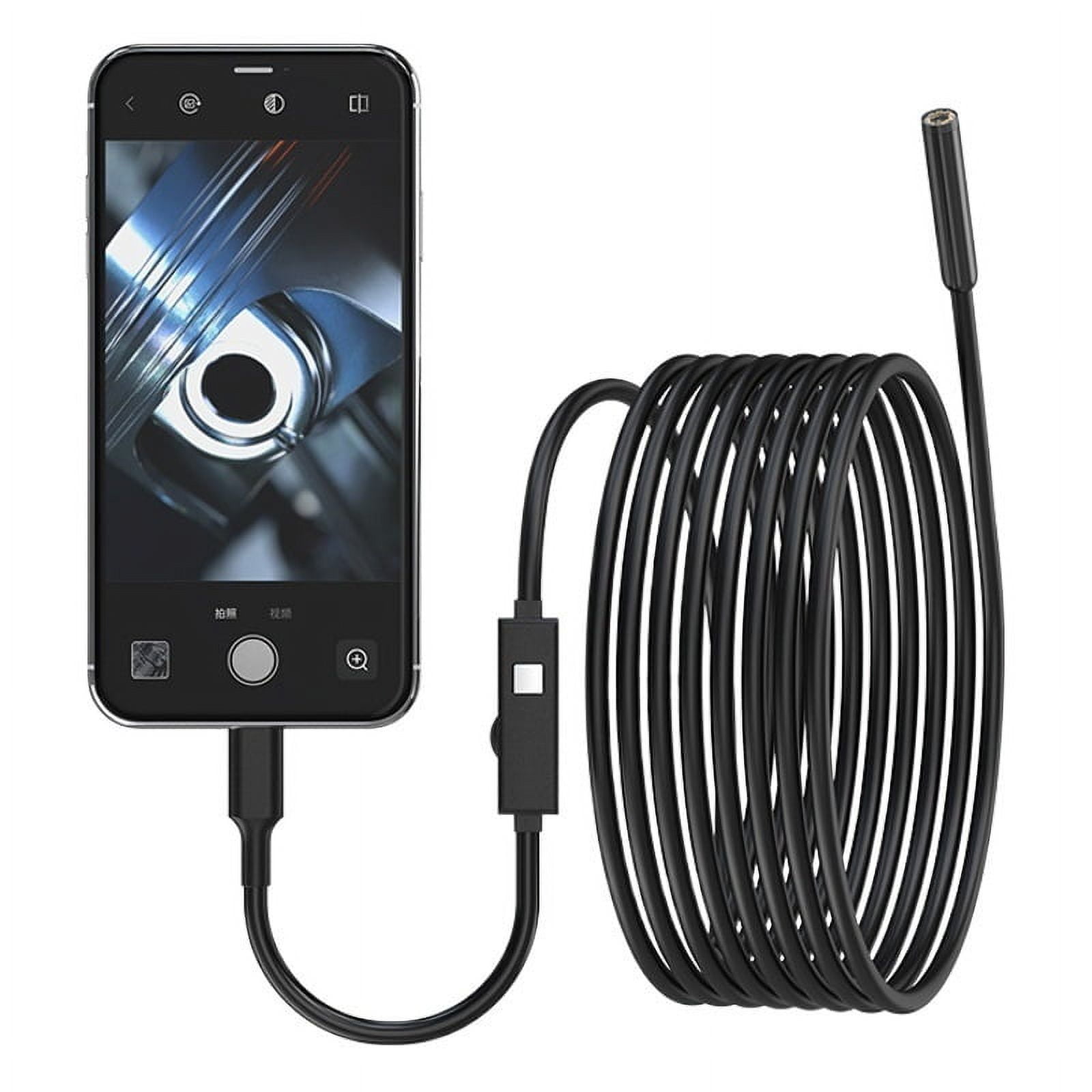 Portable 2.0MP Endoscope Camera for Cell Phones - HDMI & USB Inspection ...