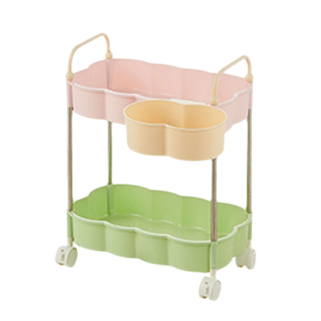 Portable 2/3/4 Level Storage Organizers Cart for Kitchen and Bathroom ...
