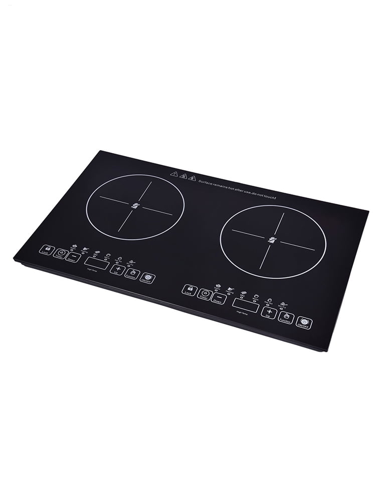 Portable 2 Burner Electric Cooktop 23.6in, 220V-240V Radiant Burners ...