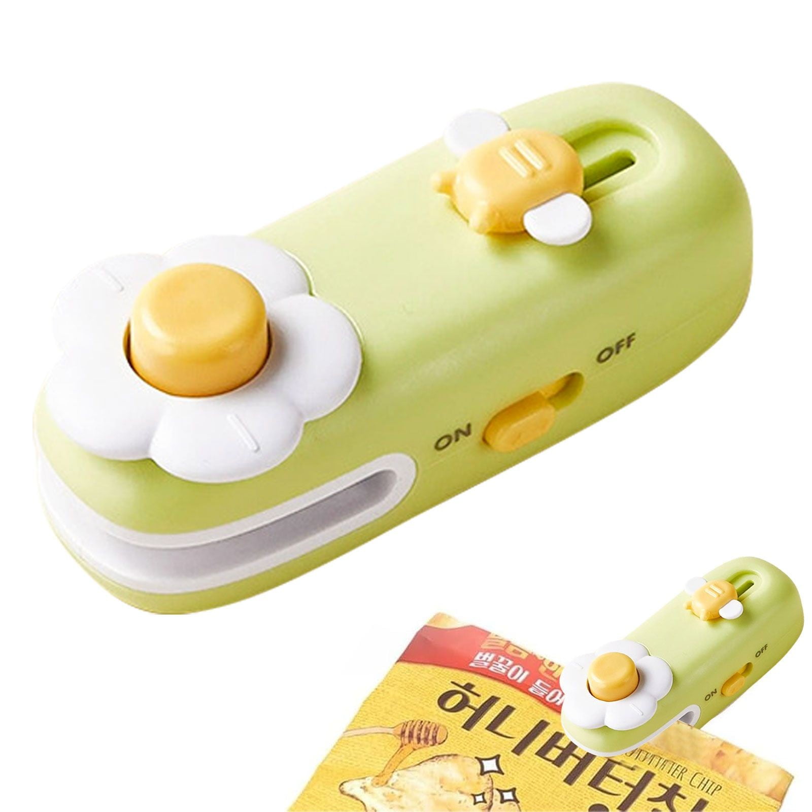 Portable 2-in-1 Mini Bag Sealer USB-C Rechargeable, Handheld Heat ...