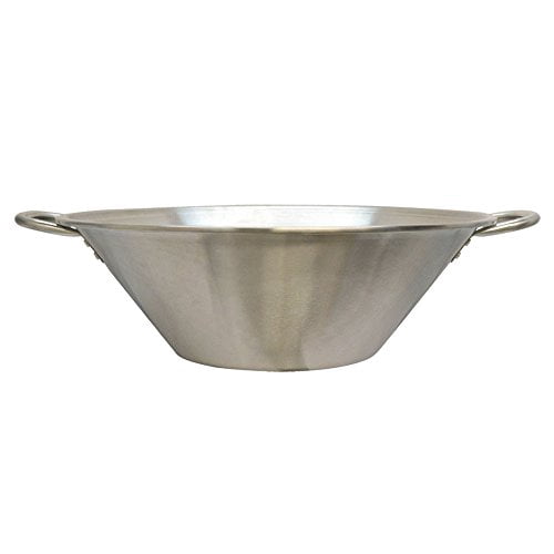 Portable 22" Cazo LARGE Flat 8" Deep Cooking Pot Pan Tall Wok Caso ...